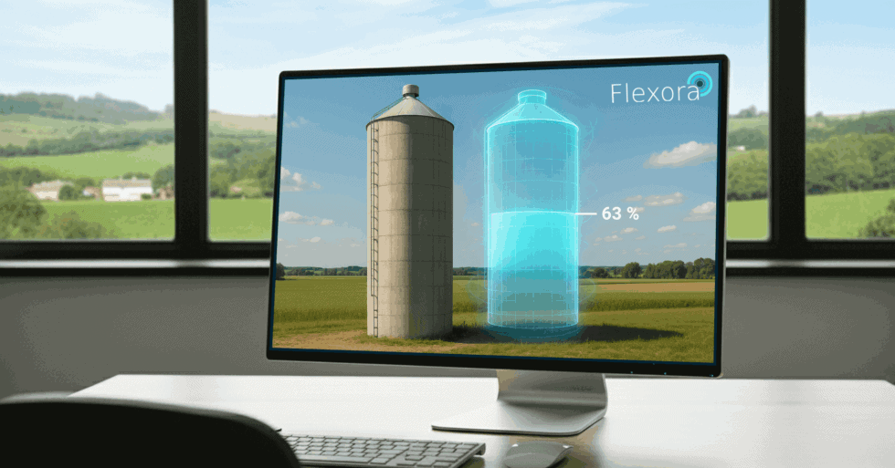Fill level monitoring with Flexora fill level sensors
